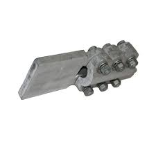 Pad Clamp (100x100x15mm) (6Bolts :M10x65) Al Alloy LM6 132KV- Suit Pan