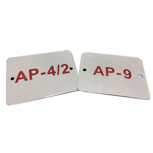 Stainless Steel & Aluminium Electrical Pole Number Plate, For Tower,PC